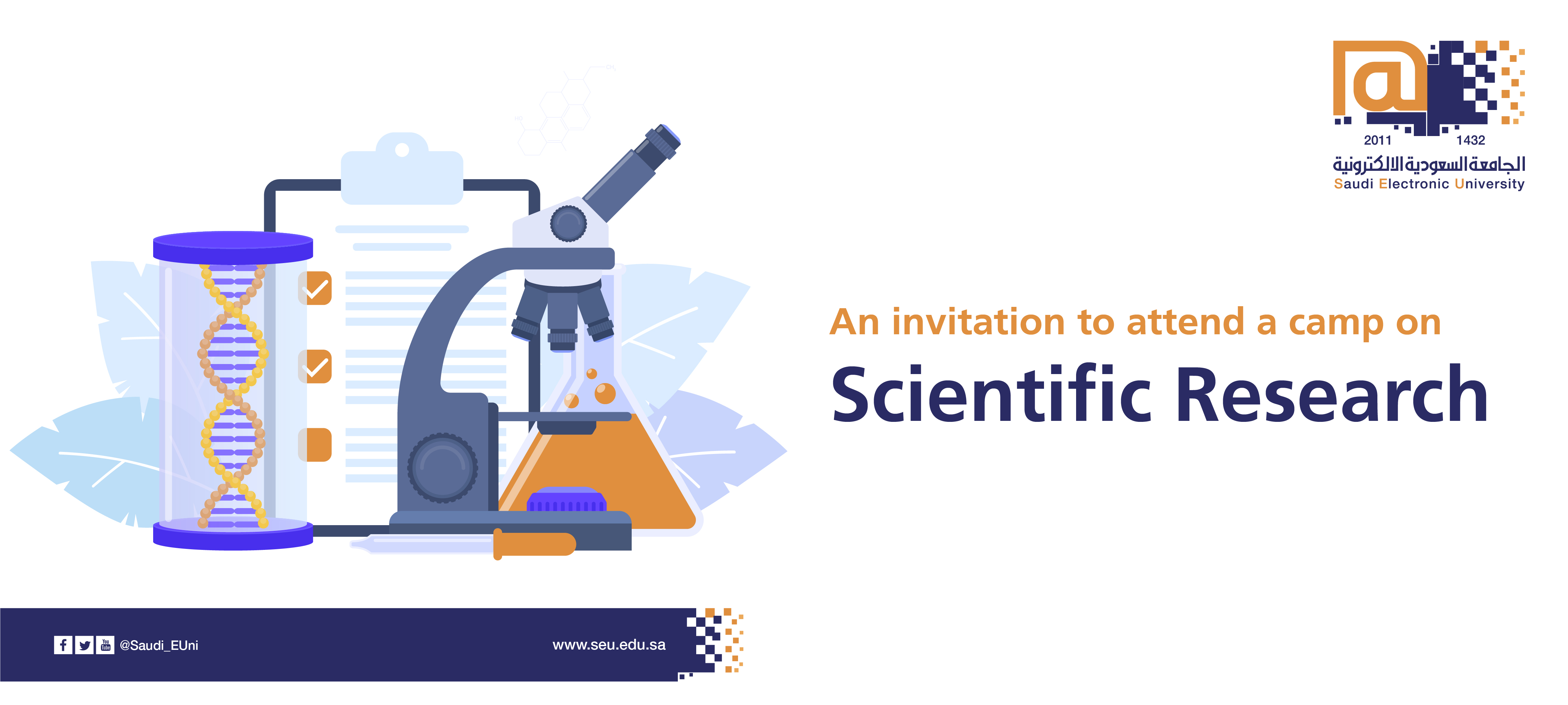 An invitation to attend a camp on Scientific Research